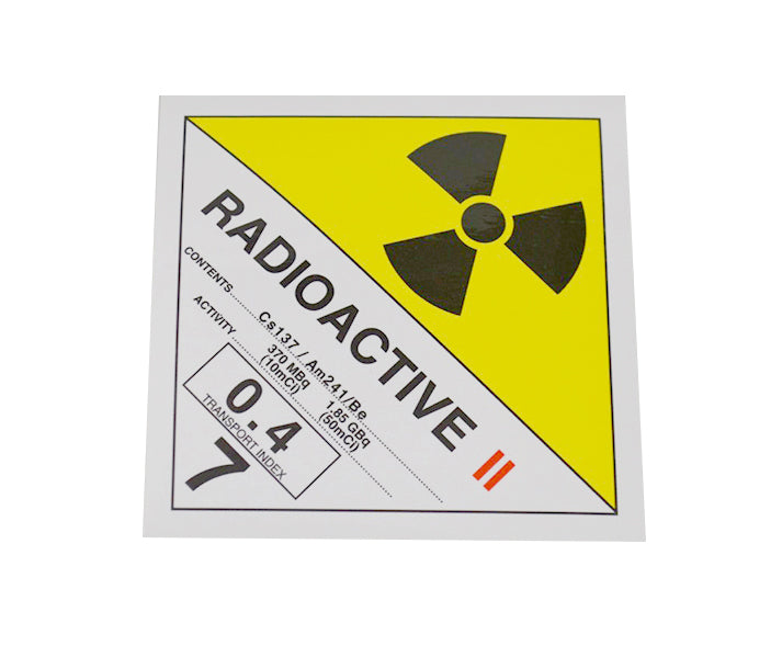 Yellow II Transport Label - All Gauges | InstroTek, Inc.